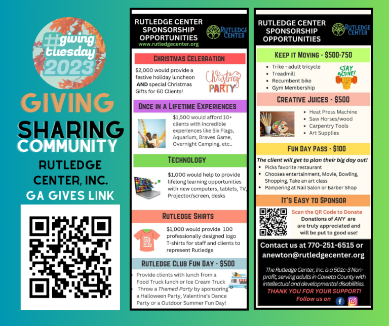 How to Support Us – The Rutledge Center